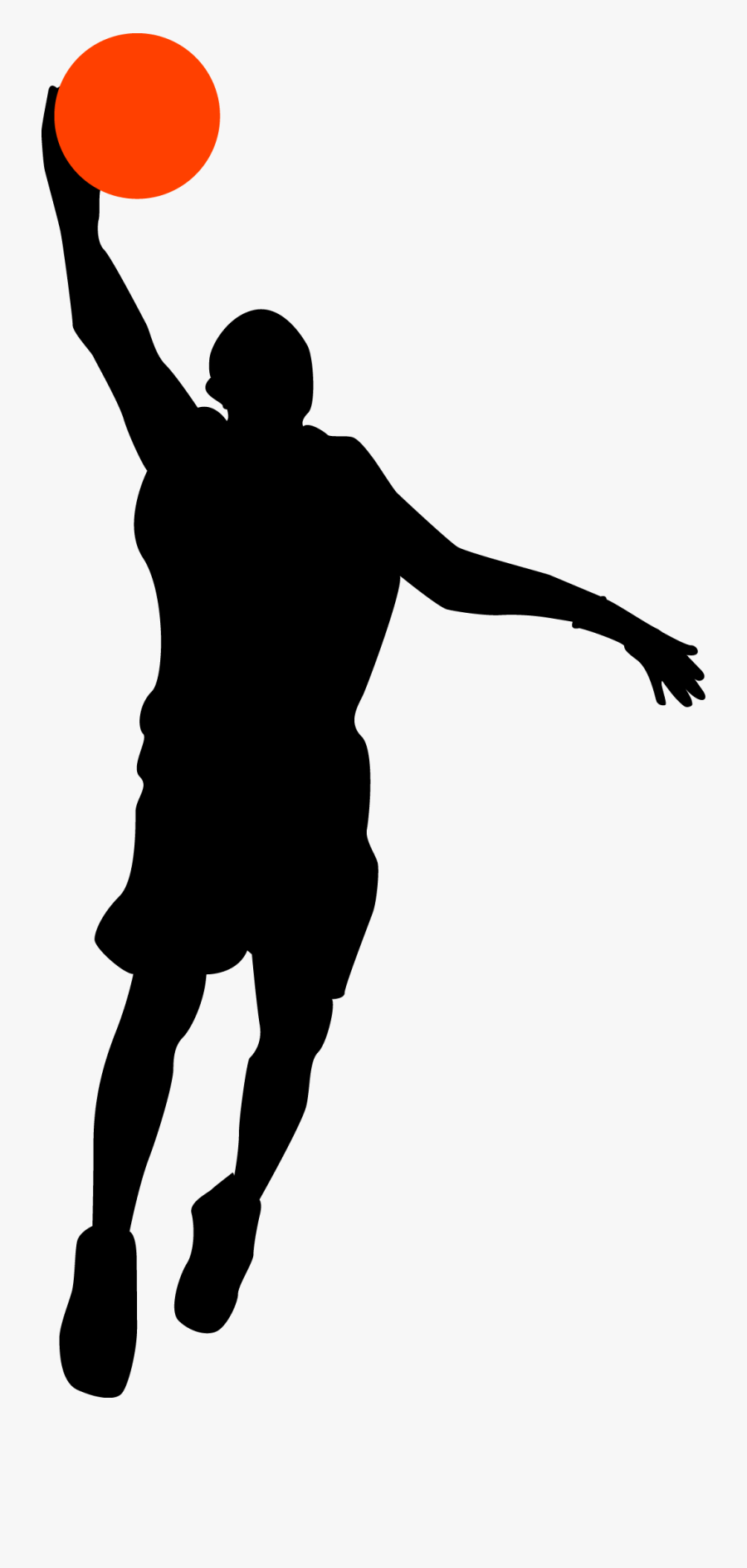 Basketball Player Sport Athlete Sticker - Basketball Lay Up Cartoon ...