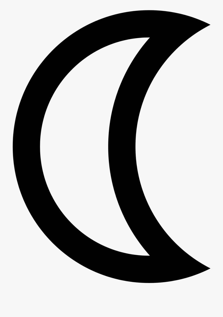 Moon Symbol In Astrology , Free Transparent Clipart - ClipartKey