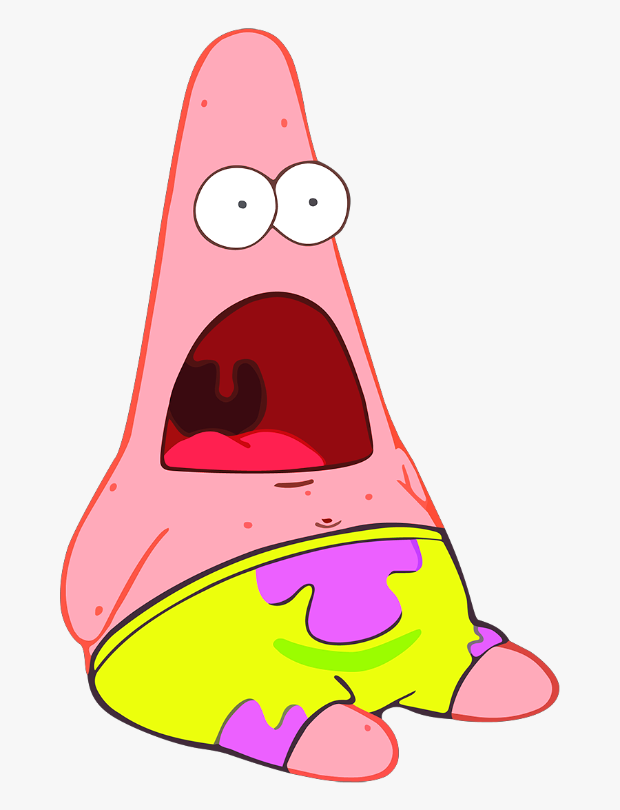Patrick Surprised , Free Transparent Clipart - ClipartKey