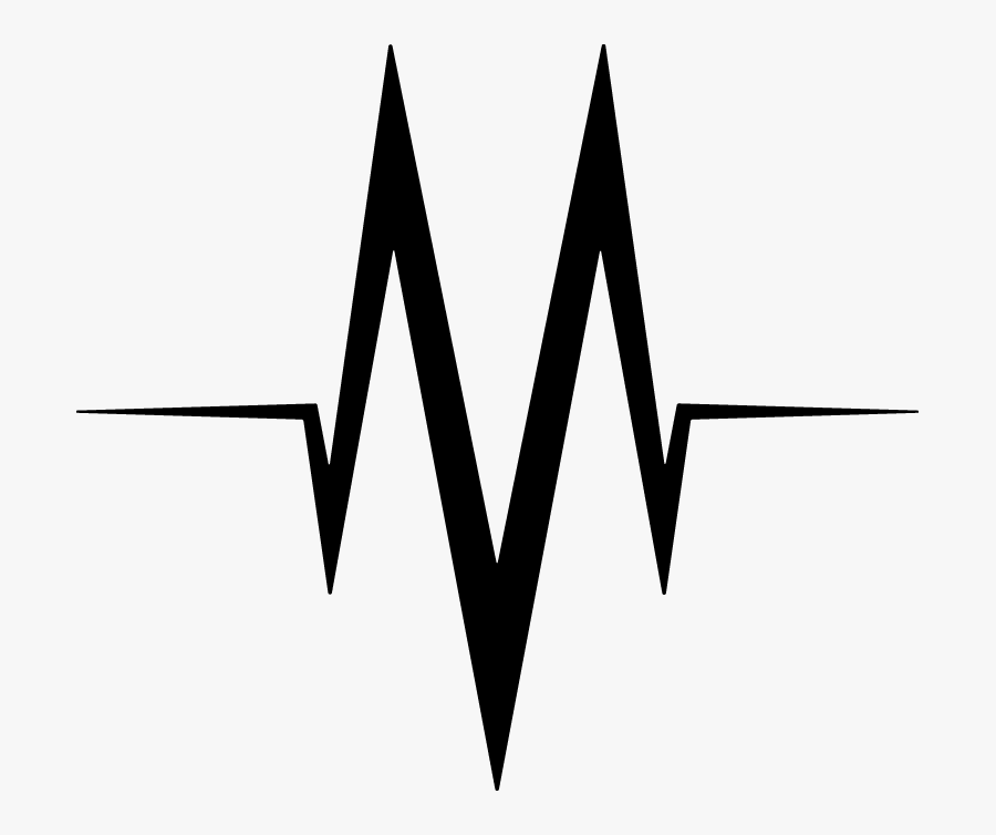 Audio Waves, In The Shape Of An "m - Black Audio Wave Png , Free ...