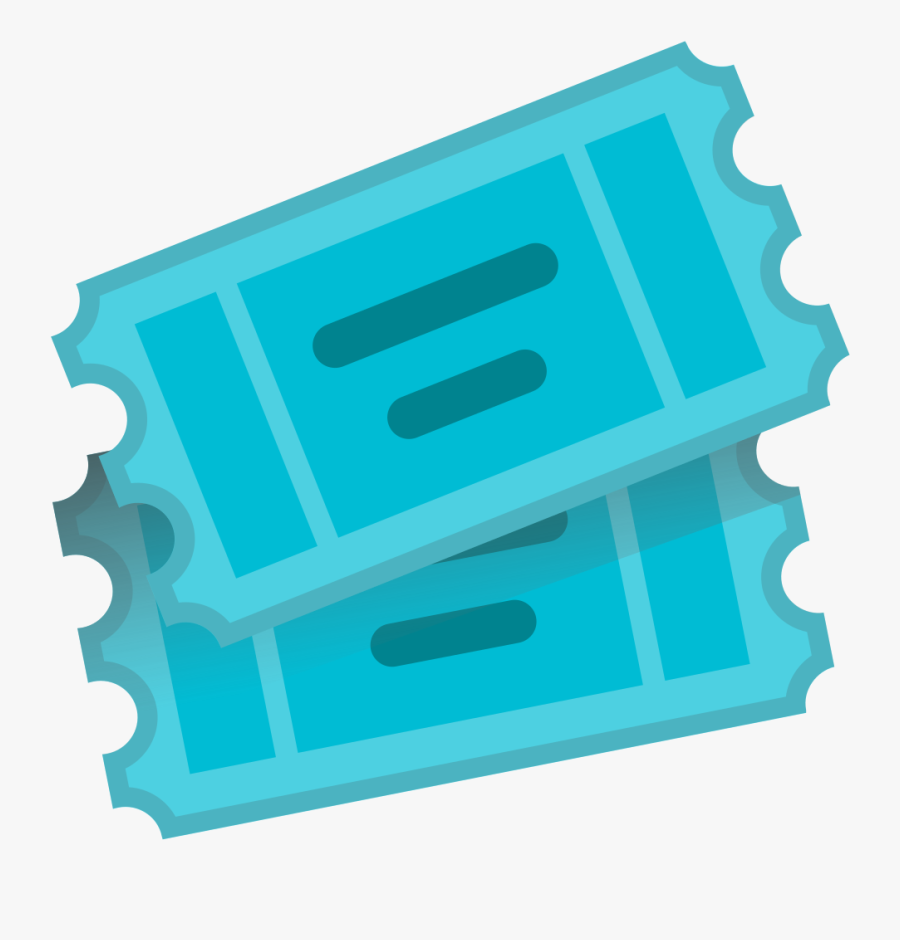Transparent Tickets Icon Png - Ticket Emoji Transparent Png , Free ...