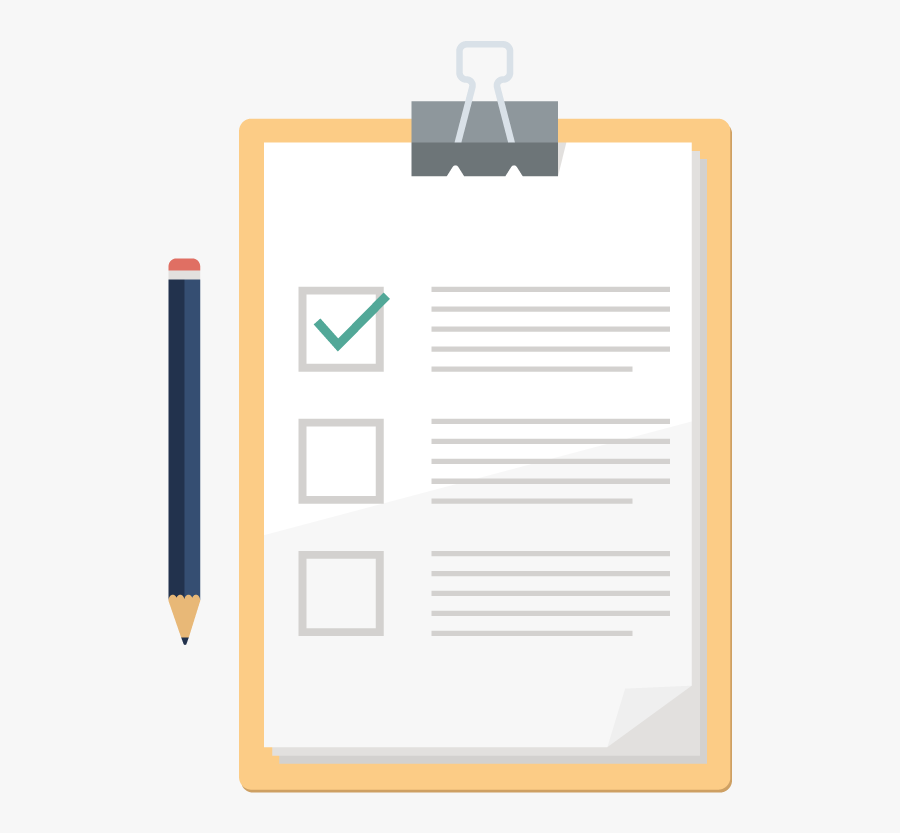 Checklist Png - Paper , Free Transparent Clipart - ClipartKey