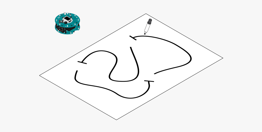 Robot Chase Line , Free Transparent Clipart - ClipartKey