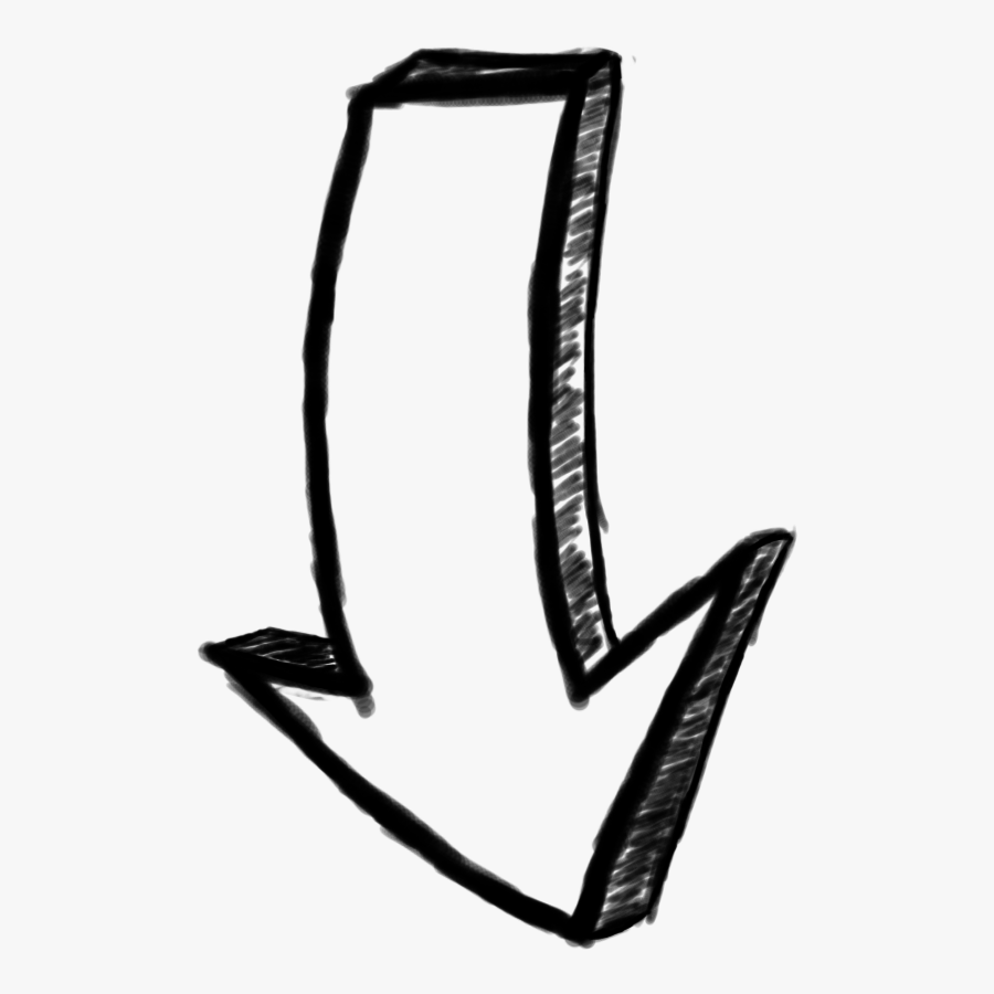 Cool Down Black And White - Arrow To Down Draw , Free Transparent ...