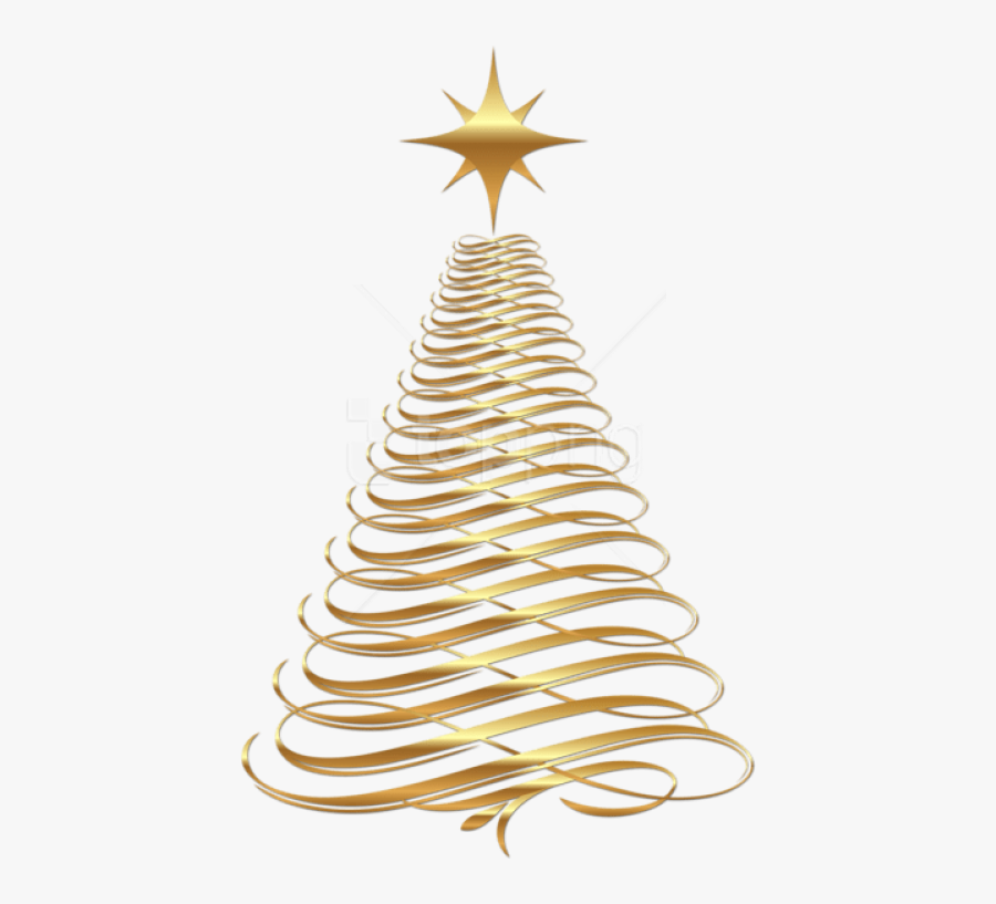 Gold Christmas Tree Png - Gold Christmas Tree Vector Png , Free ...