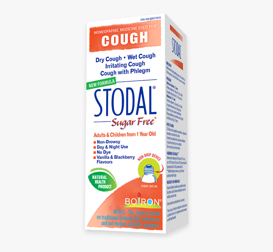 Stodal Sugar Free For Dry Cough Or Wet Cough, Irritating - Packaging ...