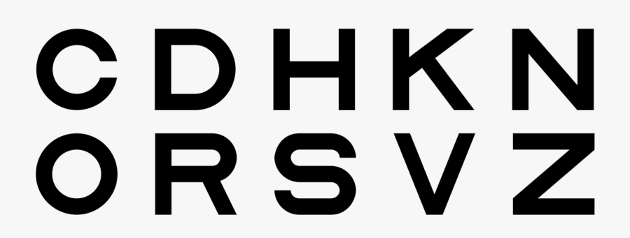 Sloan Eye Chart Font , Free Transparent Clipart - ClipartKey