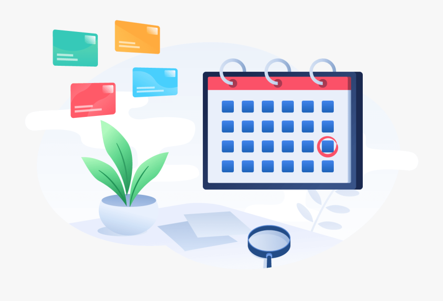 Easily Track Your Credit Card Due Dates - Graphic Design , Free ...