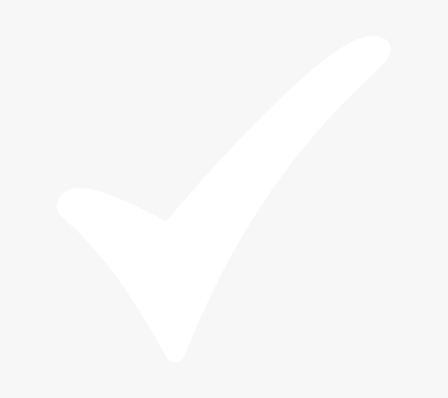 Tick White - White Tick Sign , Free Transparent Clipart - ClipartKey