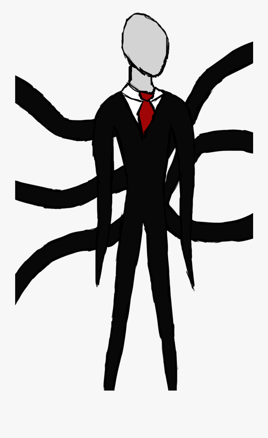 Slenderman Clipart Transparent - Slenderman Transparent Background ...