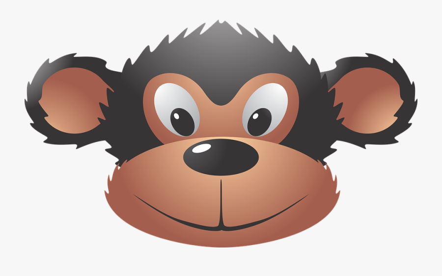 Monkey, Animal, Cartoon, Vector Art, Happy, Brown - Cartoon , Free ...