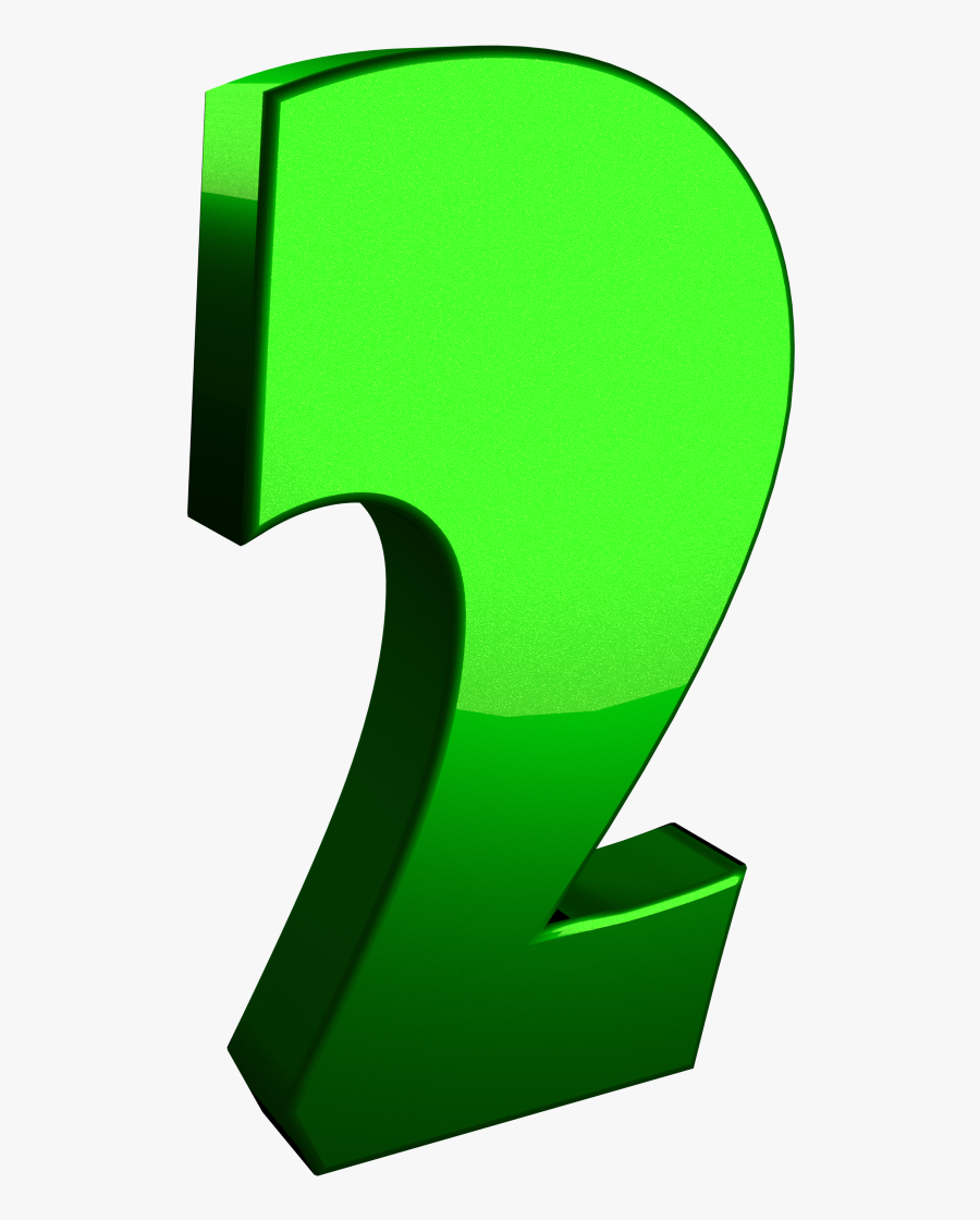 3d Two Number Png , Free Transparent Clipart - ClipartKey