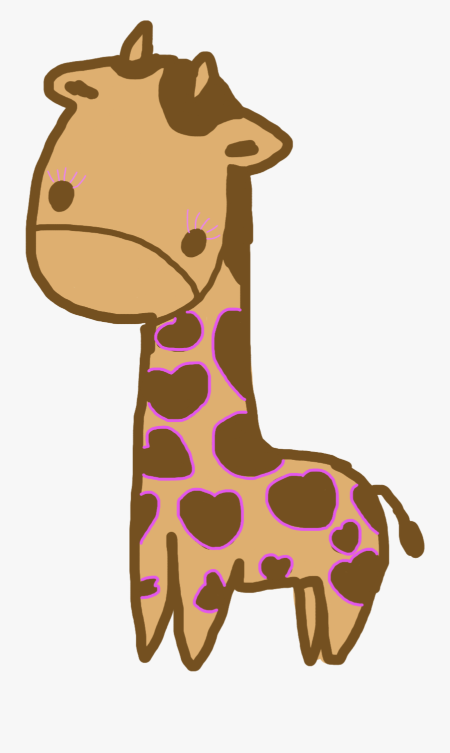 #jirafa - Cartoon , Free Transparent Clipart - ClipartKey