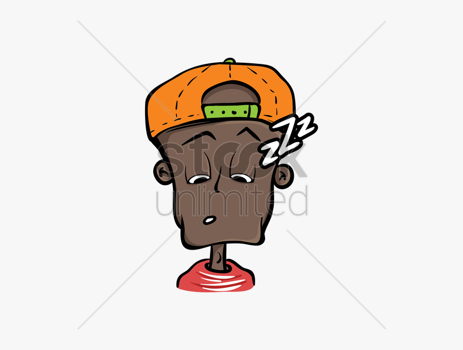 Boy With Cap Feeling Sleepy Vector Image - Vector Graphics , Free ...