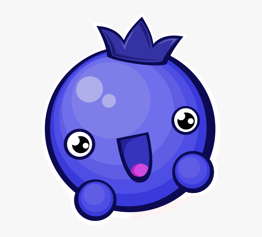 Berry Vector Blue Clipart , Png Download - Animated Blueberry , Free ...