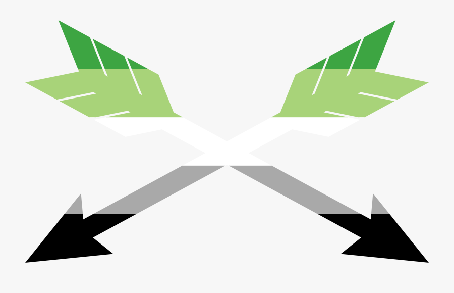 Graphic Transparent Stock Aromantic By Pride Flags - Aromantic Arrow , Free Transparent Clipart ...