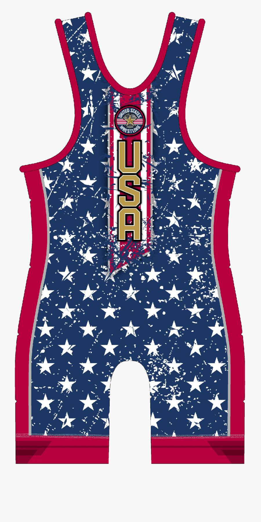 Usa Wrestling Singlet Flag , Png Download - Boys Wrestling Singlet Usa ...