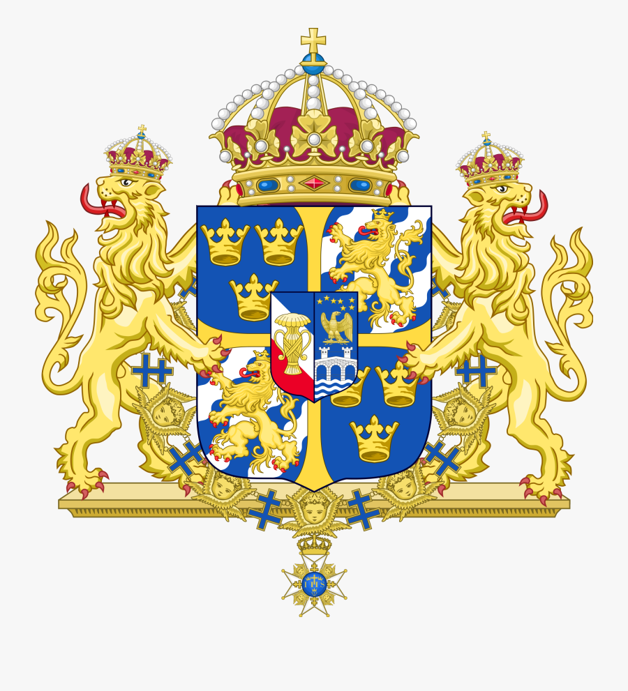 The Lion Of North - Sweden Coat Of Arms , Free Transparent Clipart ...
