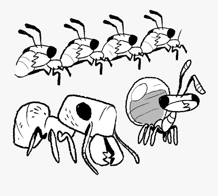 Colony Drawing Original - Cartoon , Free Transparent Clipart - ClipartKey