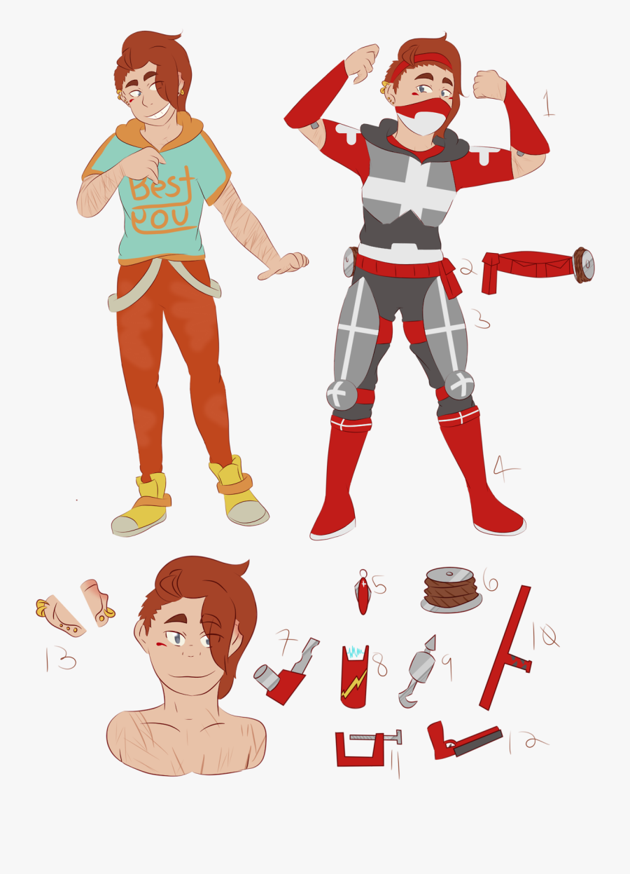 Pro Hero Jack Knife - Cartoon , Free Transparent Clipart - ClipartKey