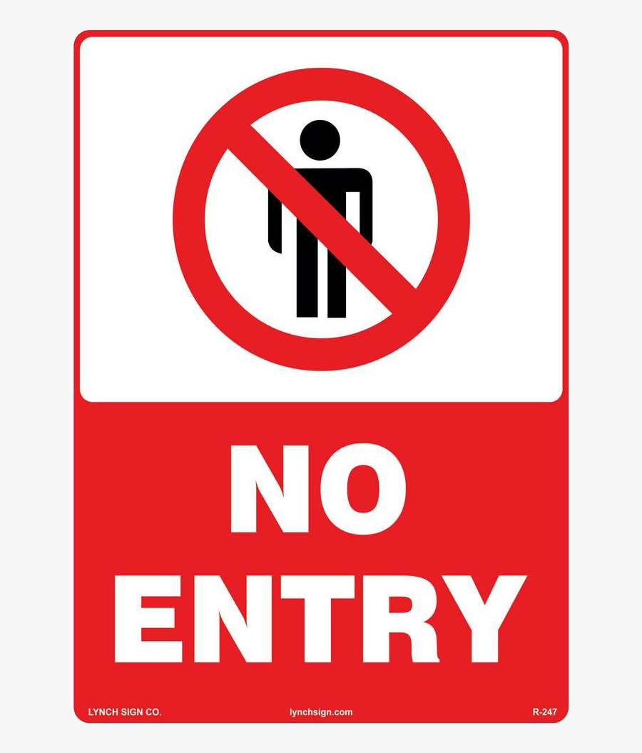 No Entry Sign Transparent - No Entry Logo Png , Free Transparent ...