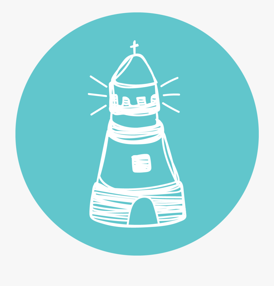 Lighthouse Transparent Clipart Blue - Illustration , Free Transparent ...