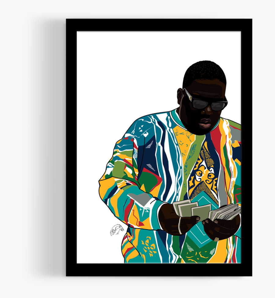 Poster Notorious Big Print , Free Transparent Clipart - ClipartKey