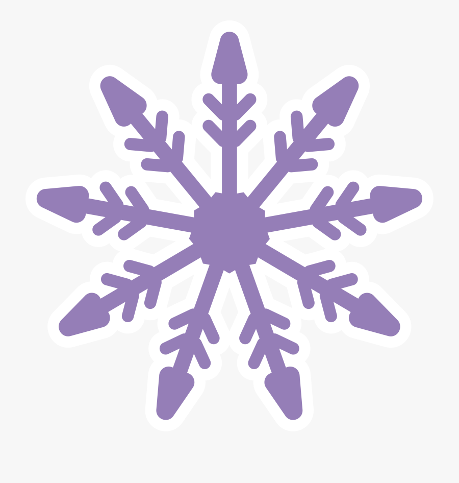 Snowflake Cartoon Shape Transprent - Snowflakes Violet Png , Free ...