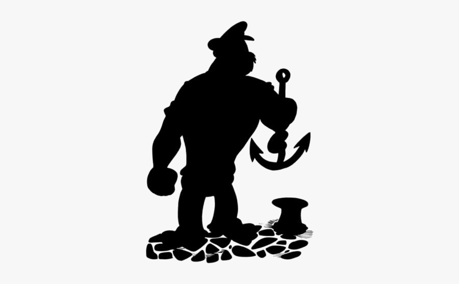 Popeye Brutus Png Clipart Download - Silhouette , Free Transparent ...