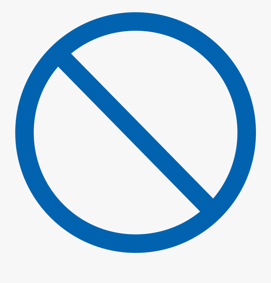 Royalty-free Sign No Symbol - Blue Tick In Circle , Free Transparent ...