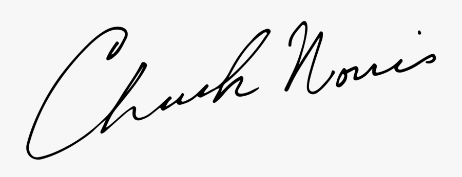 Chuck Norris Signature , Free Transparent Clipart - ClipartKey