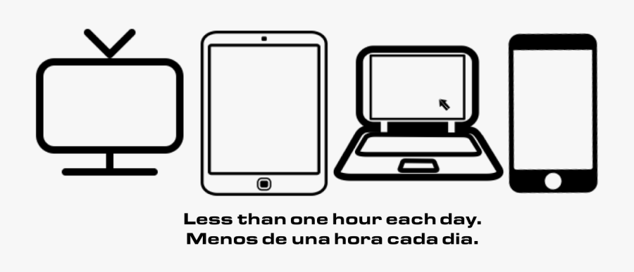 Screen Time Clip Art Black And White , Free Transparent Clipart ...