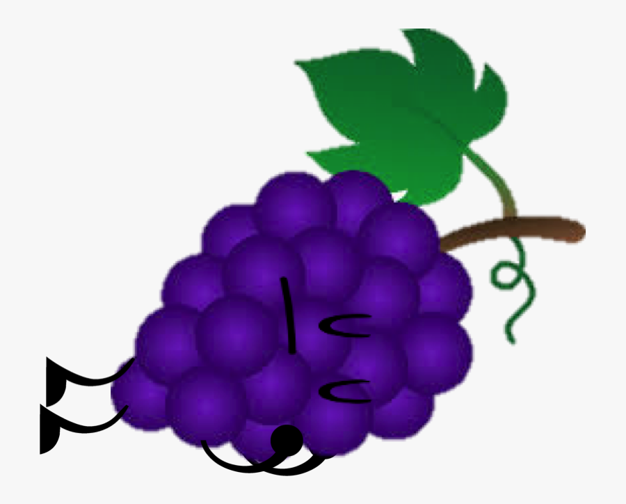 Grape Clipart Purple Object - Object Show Grape , Free Transparent ...