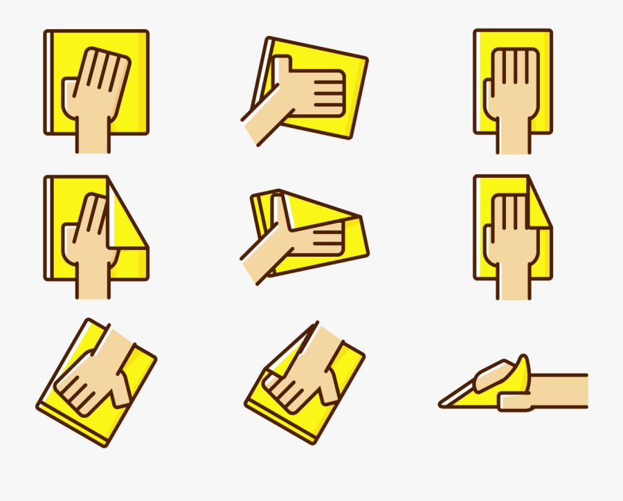 Vector Hand Wipe Icon , Free Transparent Clipart - ClipartKey