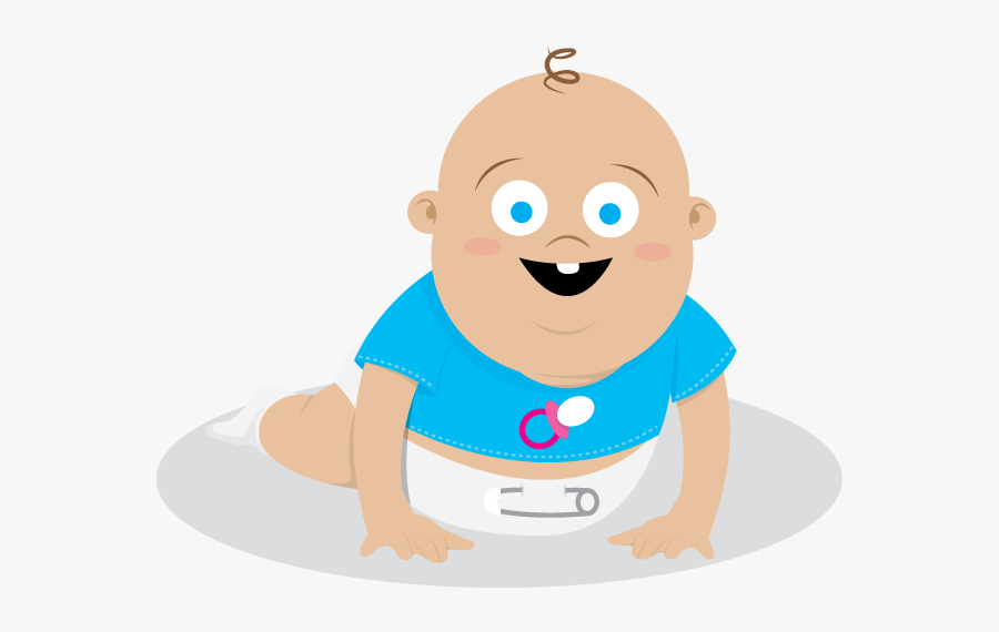 Smiling Baby - Cartoon , Free Transparent Clipart - ClipartKey