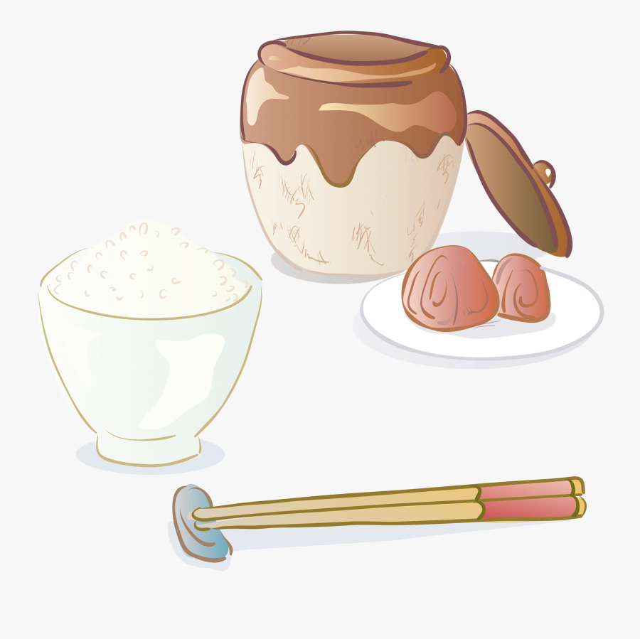 Japanese Cuisine Tsukemono Chazuke - Pudding , Free Transparent Clipart ...
