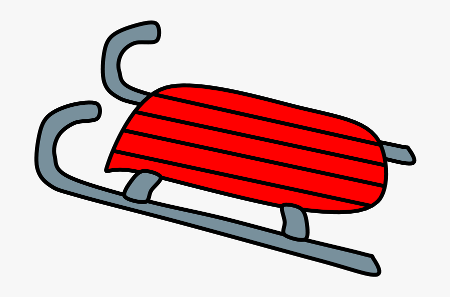 Sled, Red - Red Sled Clipart , Free Transparent Clipart - ClipartKey