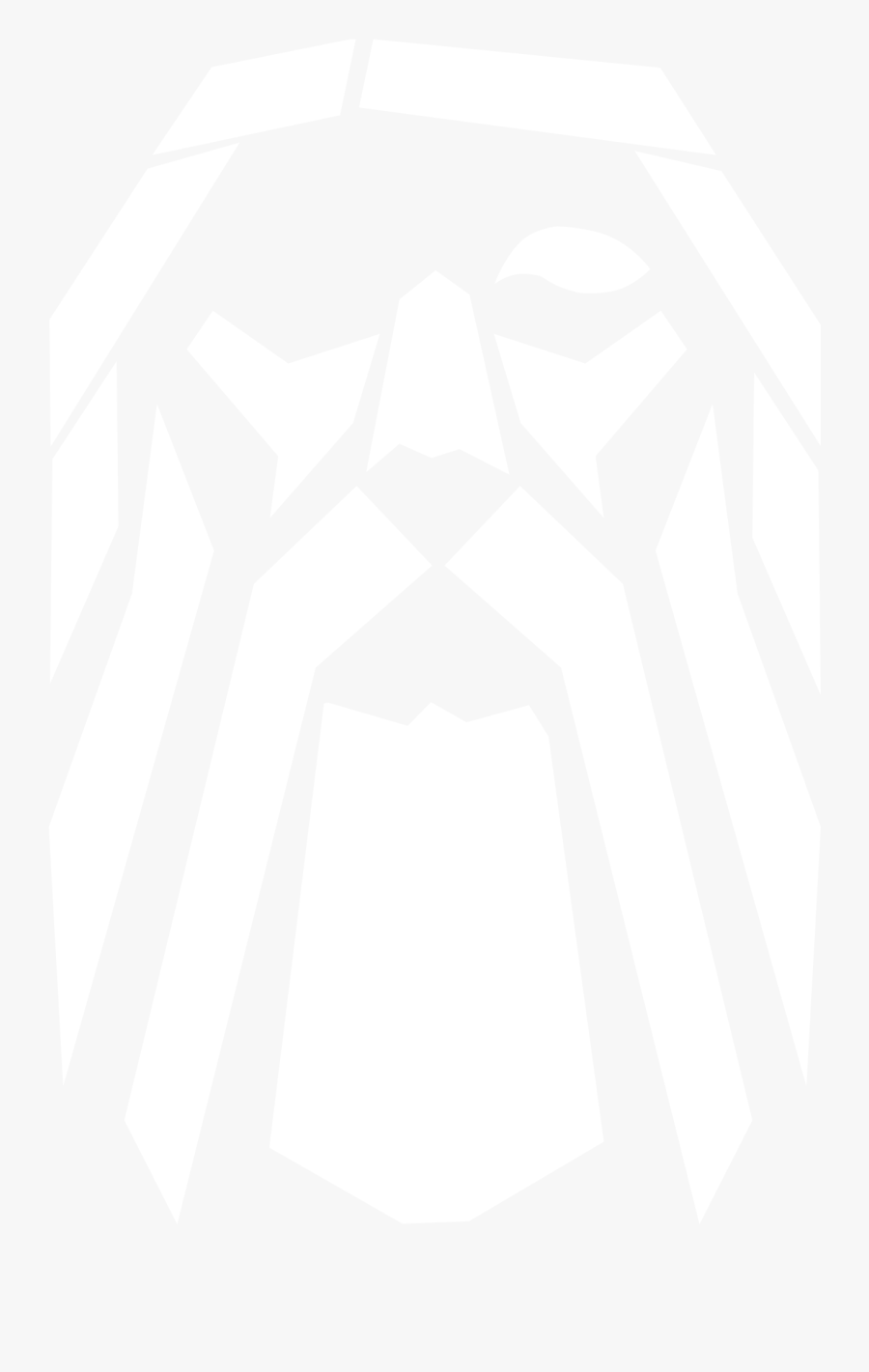 Black And White,fictional Art,symbol,art - Odin Stencil , Free ...