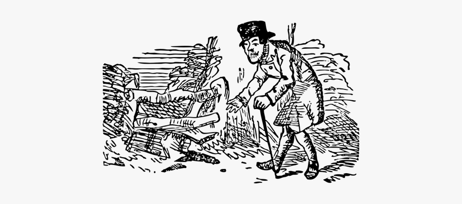 Crooked Man Vector Drawing - There Was A Crooked Man Drawing , Free ...