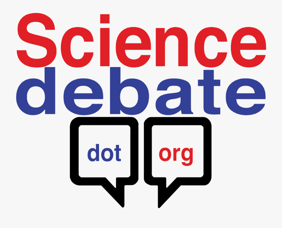 Science Debate Logo - Sign , Free Transparent Clipart - ClipartKey
