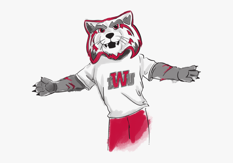 Wesley The Wildcat - Cartoon , Free Transparent Clipart - ClipartKey
