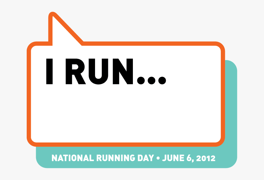 National Running Day Logo - Sign , Free Transparent Clipart - ClipartKey