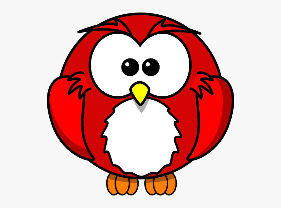 Red Owl Clip Art At Clker - Openclipart Org , Free Transparent Clipart ...