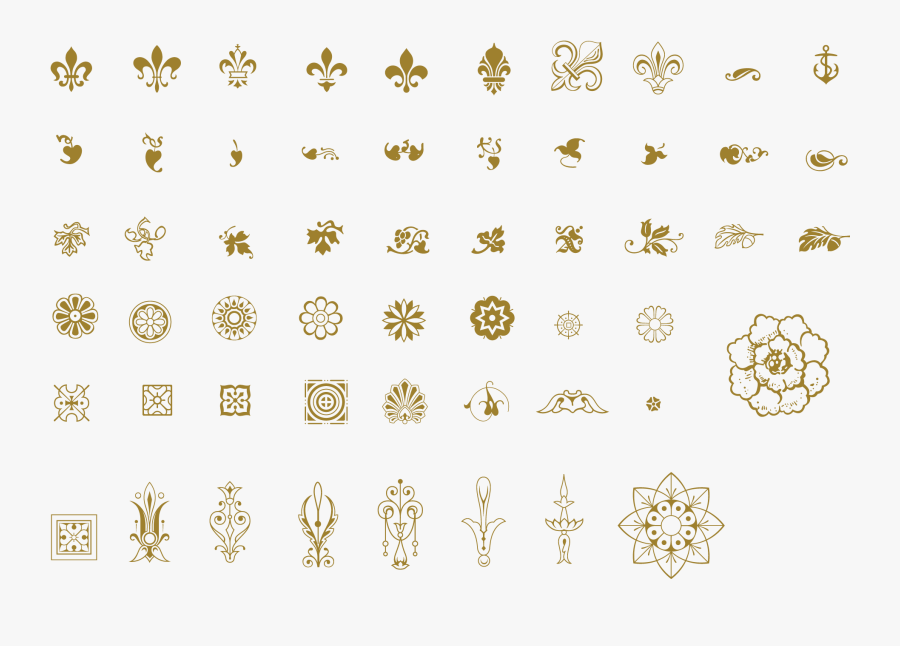 Essential Vintage Vector Pack - Vintage Embellishments Vector , Free ...