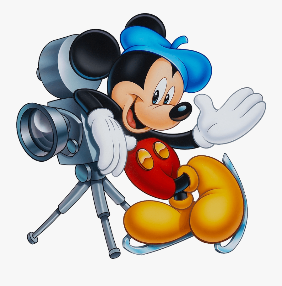 Camera Clipart Mickey - Mickey Mouse With Camera , Free Transparent ...