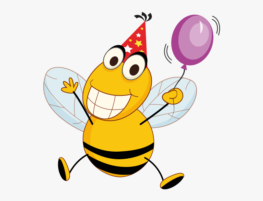 Birthday Bee Clip Art , Free Transparent Clipart - ClipartKey