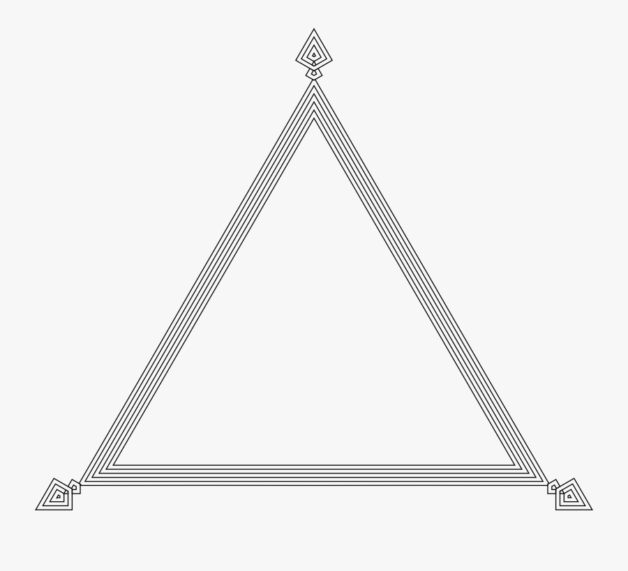 Triangle Clipart Fancy - Sign , Free Transparent Clipart - ClipartKey