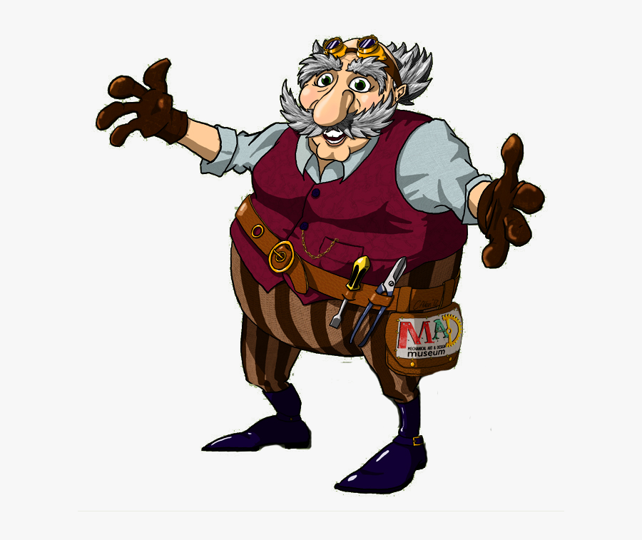 Mad Inventor - Cartoon , Free Transparent Clipart - ClipartKey