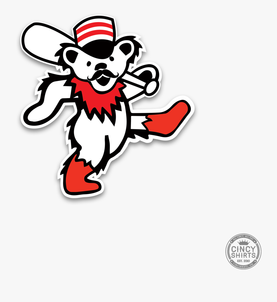 The Grateful Red Sticker - Cartoon , Free Transparent Clipart - ClipartKey