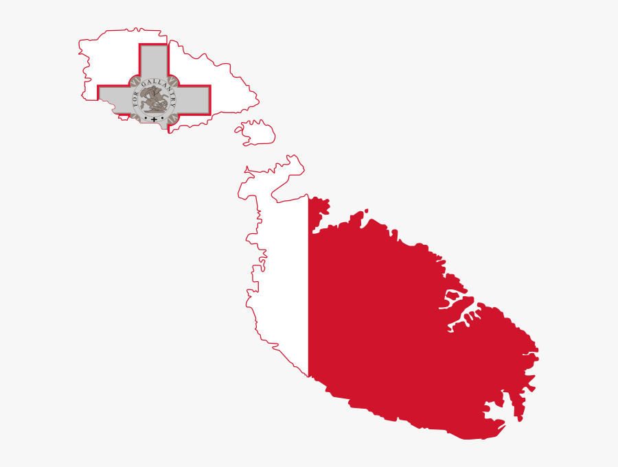 Malta Map And Flag , Free Transparent Clipart - ClipartKey